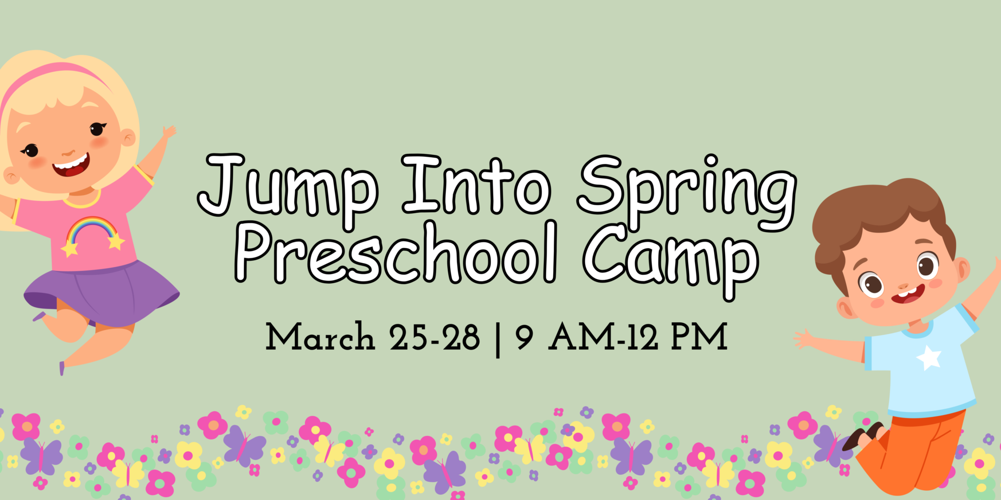Spring Break Preschool Camp - Jump Into Spring! | OMEGA Gymnastics